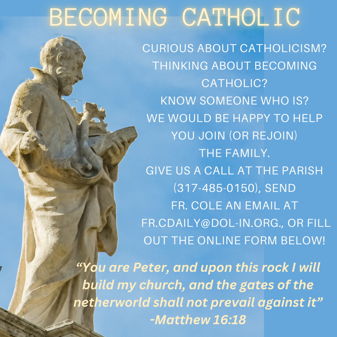 Becoming Catholic | St. John Vianney Catholic Church | Fishers, IN